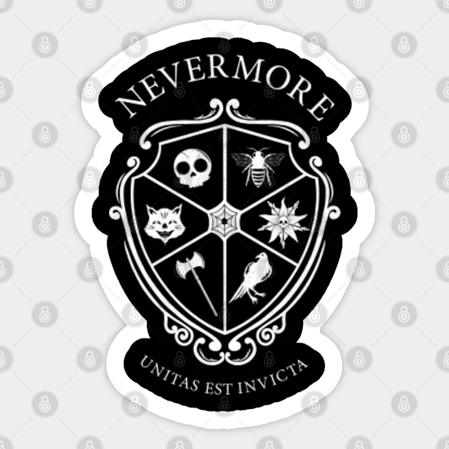 Nevermore Academy - unitas est invicta - Nevermore Academy - Sticker ... Nevermore Academy - unitas est invicta - Nevermore Academy - Sticker ...